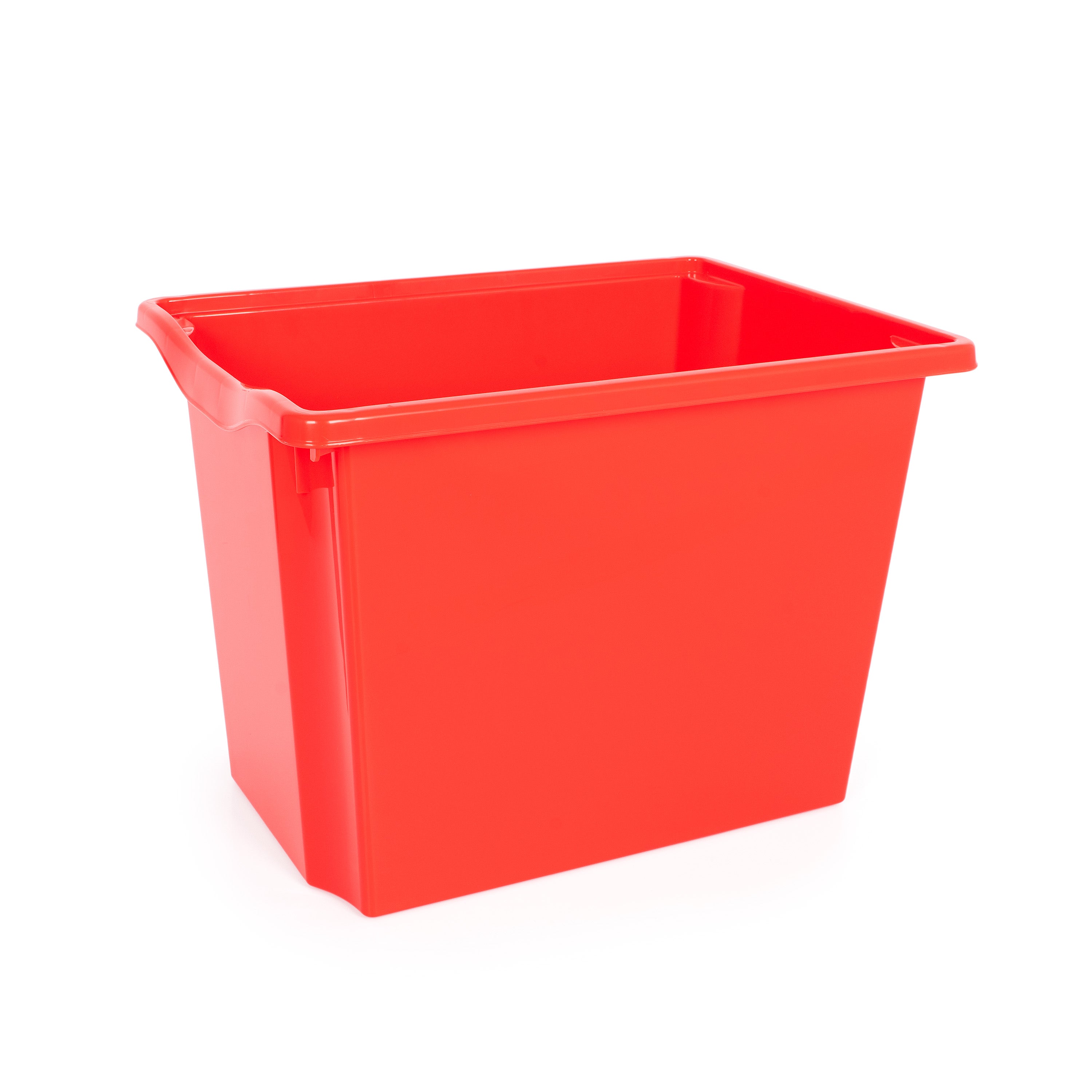 Plastic storage bin with lid store